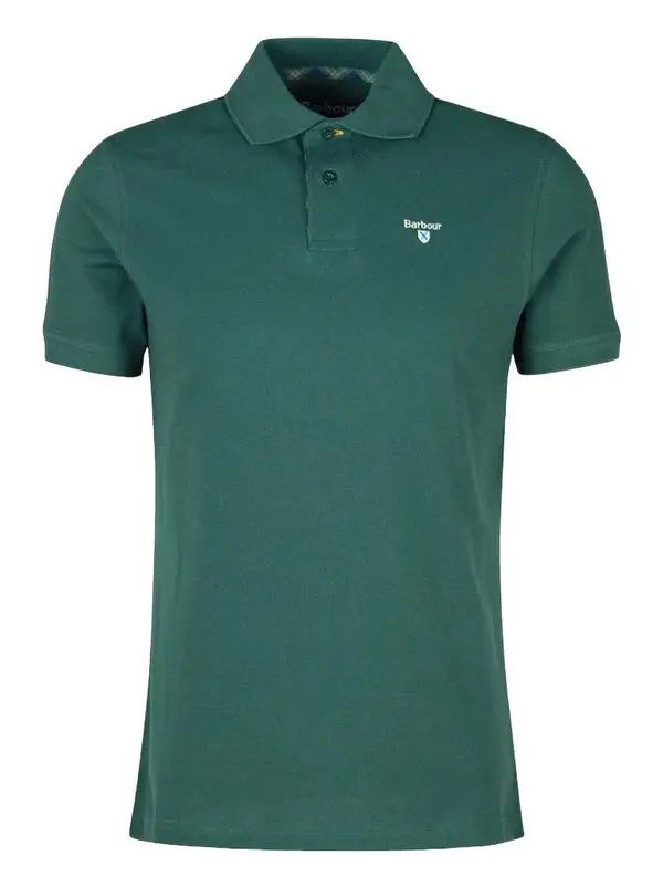 Barbour Embroidered-logo Polo Shirt - Green