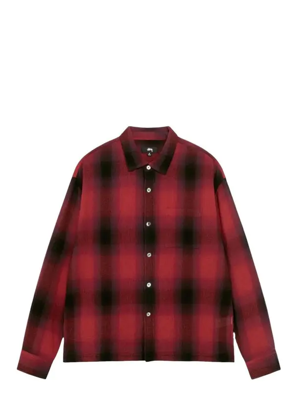 StÜssy Long Sleeve Shirt - Red