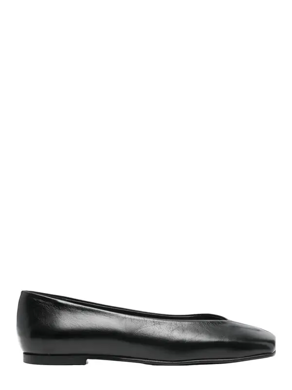 ALOHAS Cut-out Detailed Ballet Flats - Black