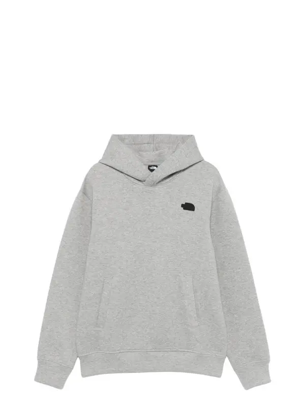 The North Face Long-sleeved Hoodie With Rubber Logo - Grey