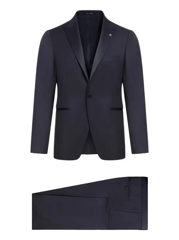 Tagliatore Long-sleeved Suit - Black