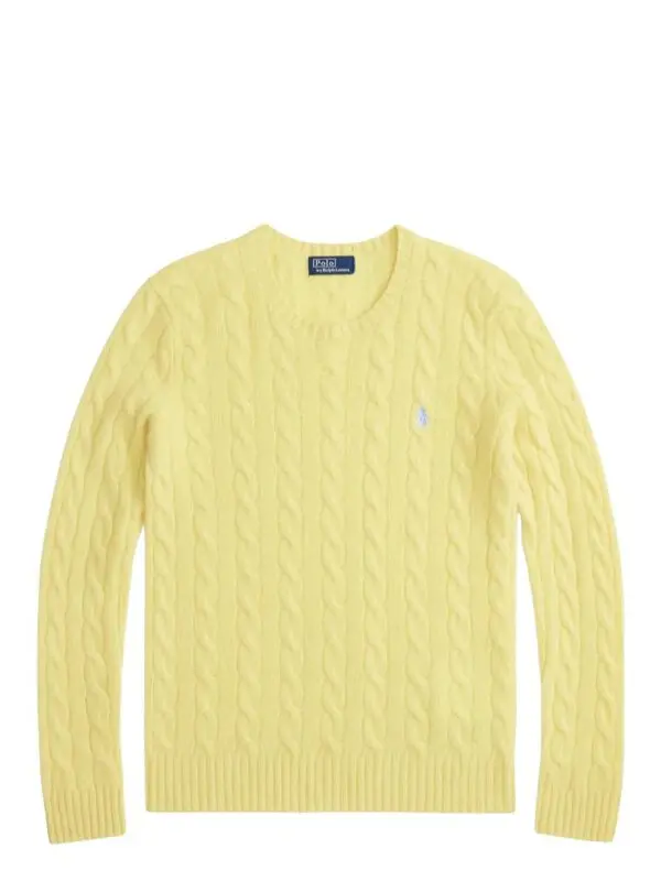 Polo Ralph Lauren Cable-knitted Jumper With Embroidered Logo - No