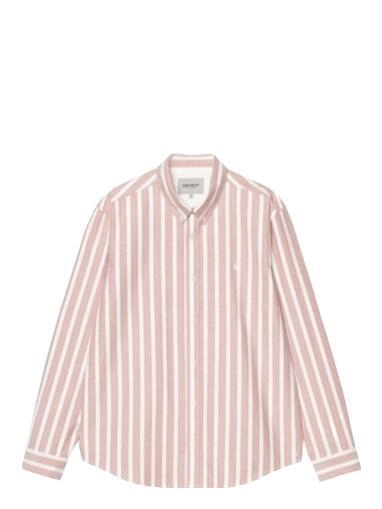 Carhartt Work In Progress Deven Striped Oxford Shirt - Pink