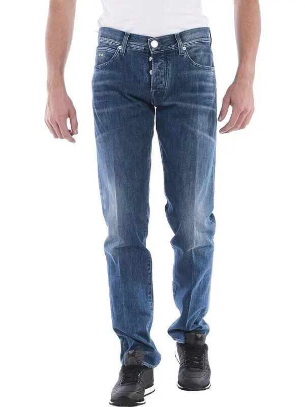 Emporio Armani Straight Slim-fit Jeans - Blue