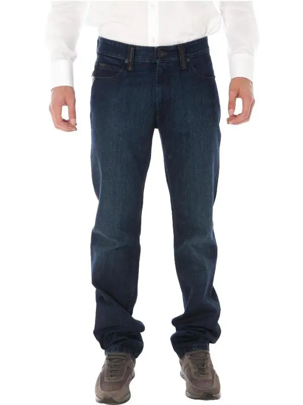 Emporio Armani Straight Leg Jeans - Black