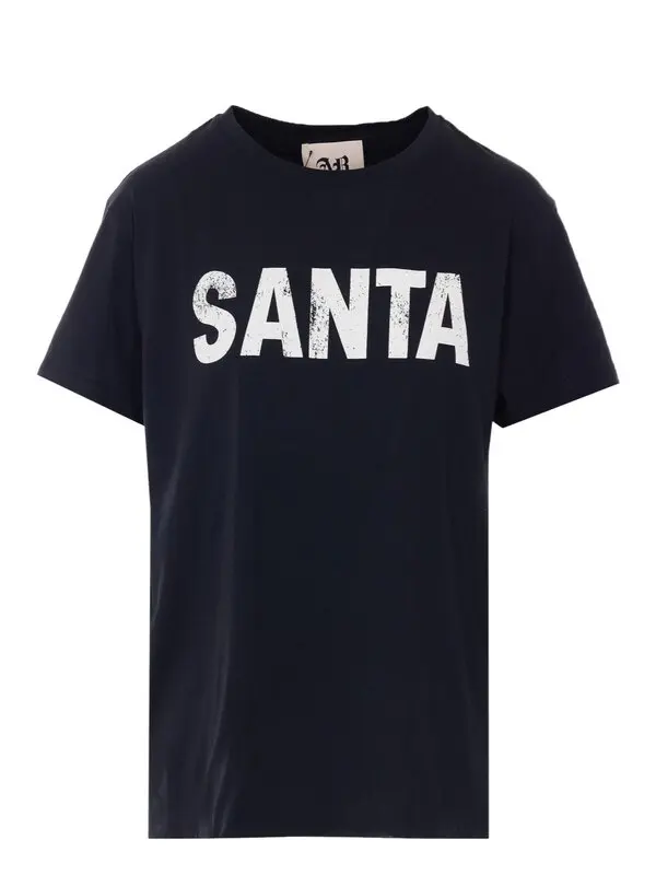 ANIYE BY Santa" Printed T-shirt - Black