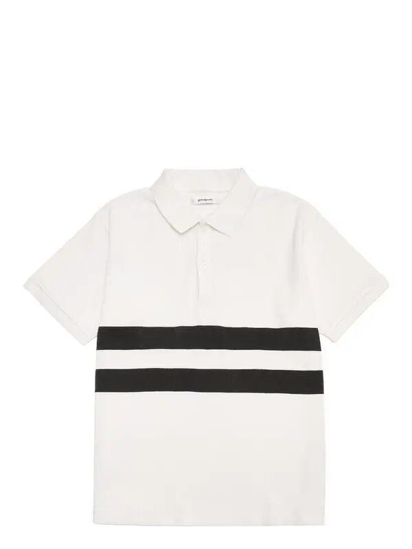 Gimaguas Striped Polo Shirt - White