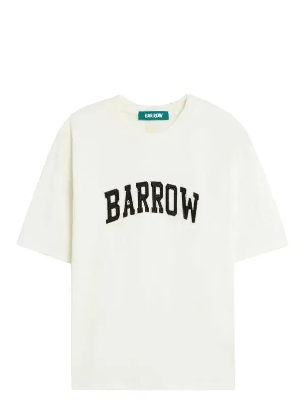 BARROW Logo Jersey T-shirt - Cocco/coconut