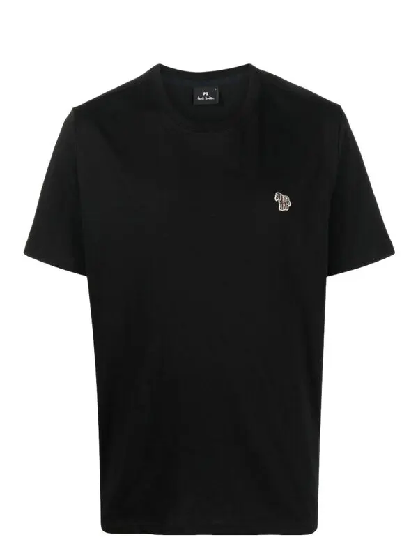 Paul Smith Zebra Patch Crewneck T-shirt - Black