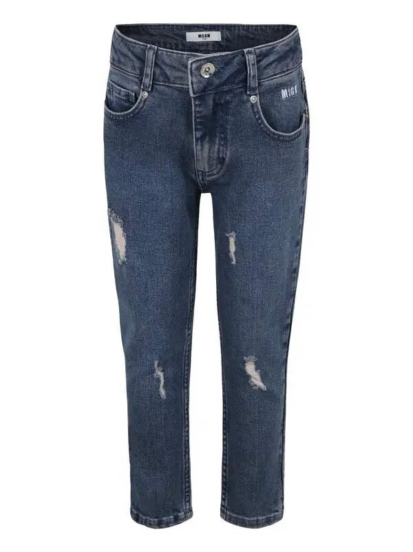 MSGM Slim-leg Jeans - Blue
