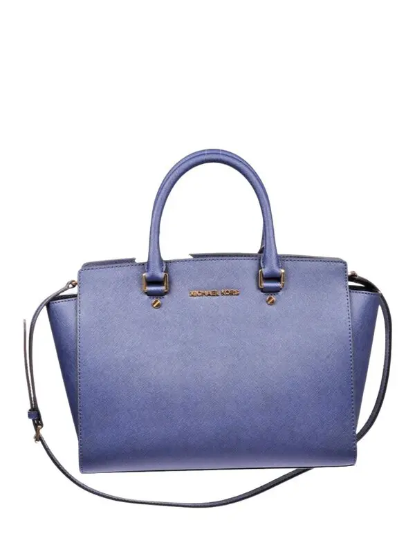 Michael Kors Logo Shoulder Bag - Blue
