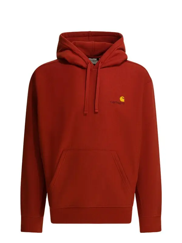 Carhartt Work In Progress Logo Hoodie - Red