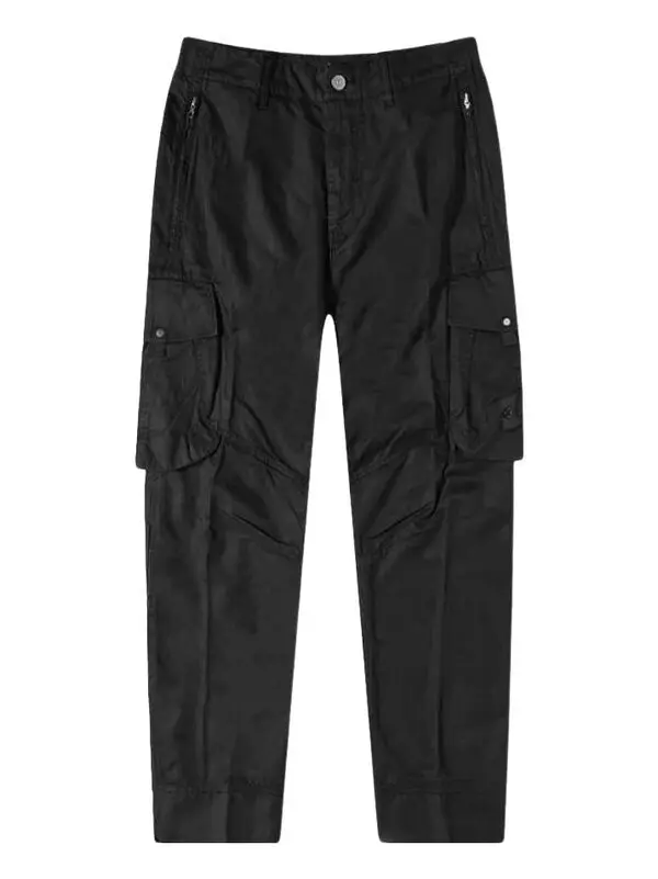 Stone Island Cargo Pocket Trousers - Black