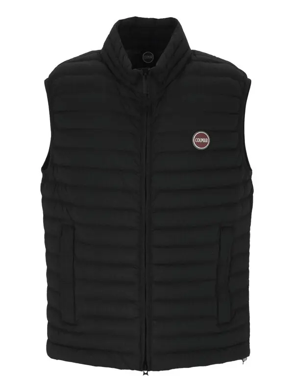 COLMAR Quilted Sleeveless Vest - Black
