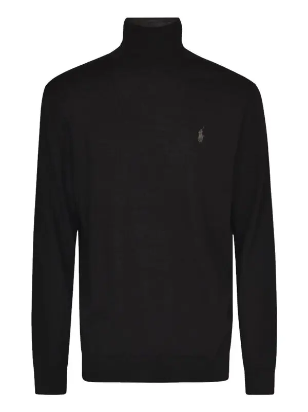 Polo Ralph Lauren Turtleneck Knitted Jumper - Black