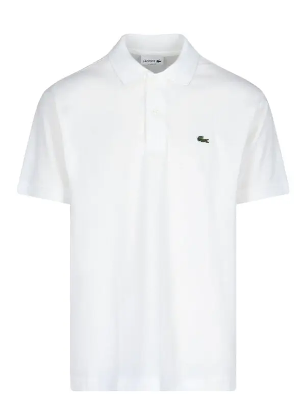 Lacoste L.12.12 Embroidered-logo Polo Shirt - White