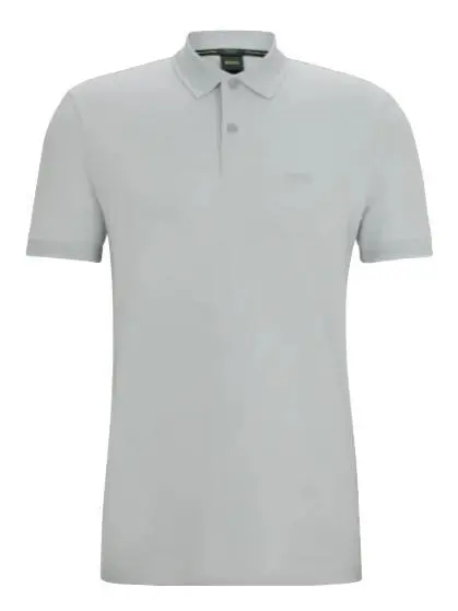 Hugo Boss Short-sleeved Polo Shirt - Gray