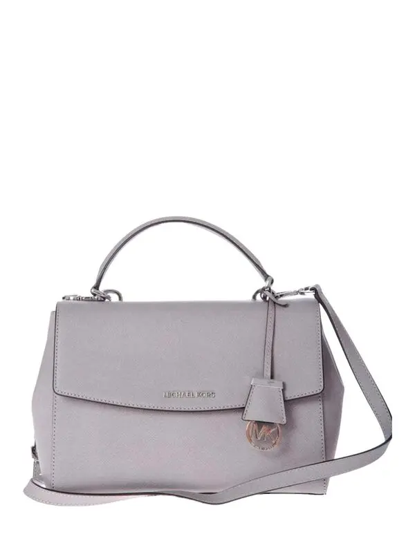 Michael Kors Logo Satchel - Gray