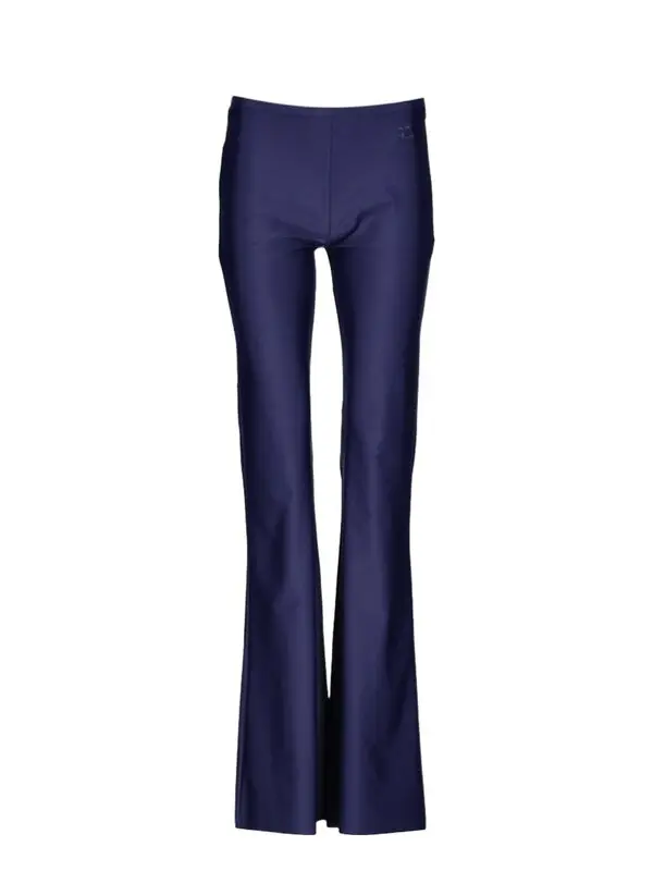 COURREGES Logo Casual Pants - Black