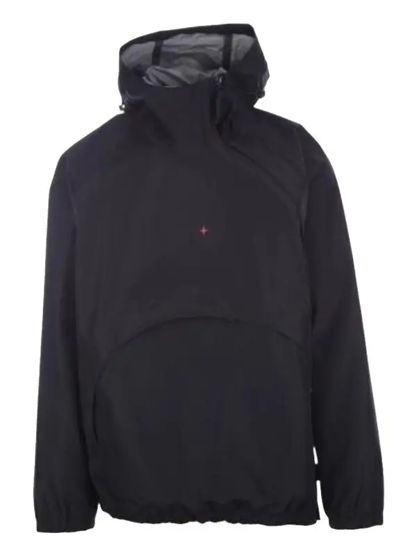 Stone Island Marina Hooded Windbreaker - Black