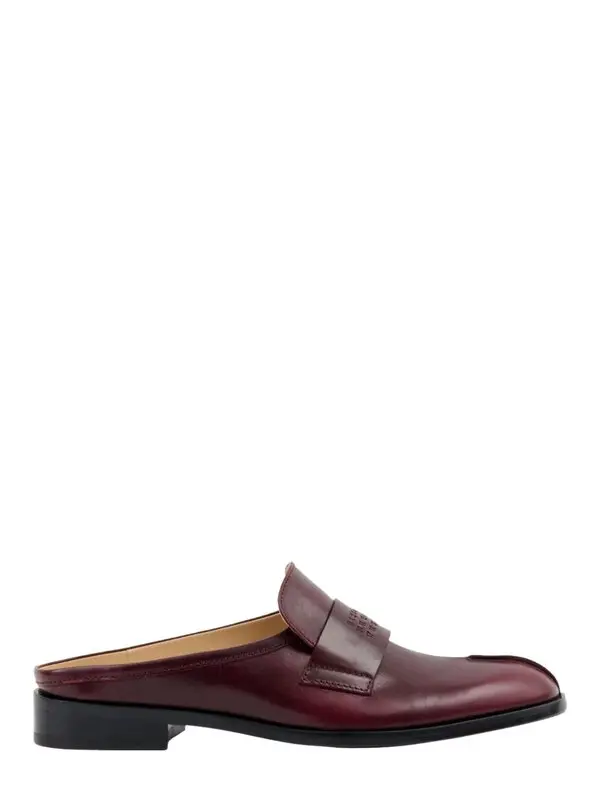 MAISON MARGIELA Numeric Debossed Mules - Red