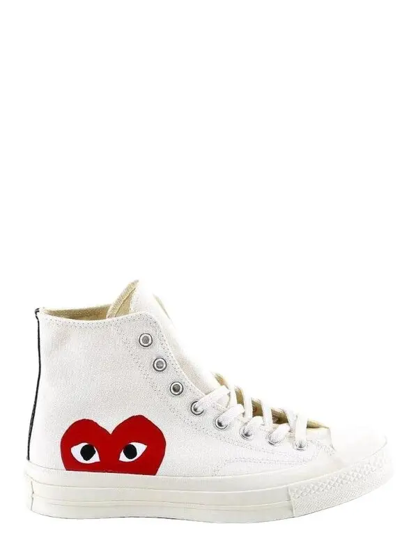 CONVERSE X COMME DES GARONS PLAY Chuck 70 High-top Sneakers - White