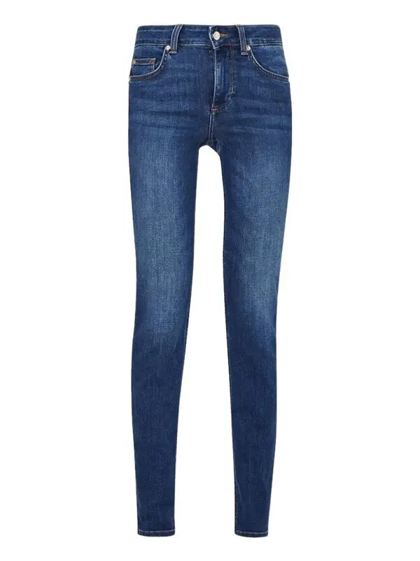 Liu Jo Faded Slim Fit Jeans - Blue