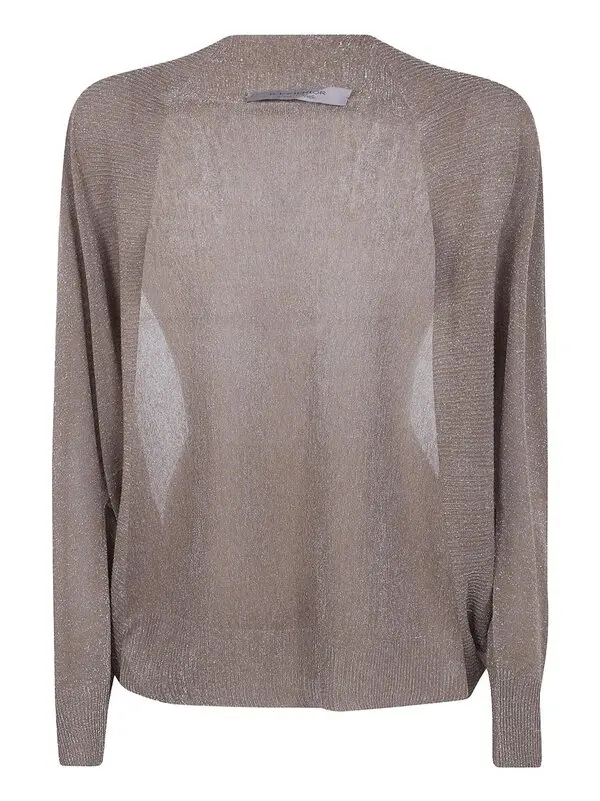 D.exterior Lurex Embellishment Cardigan - Gray