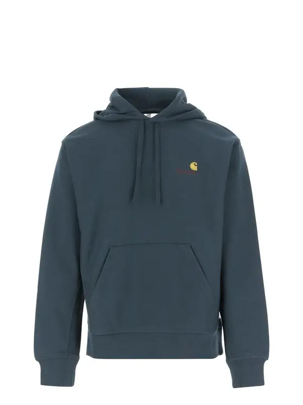 Carhartt Work In Progress American Script Hoodie - Blue