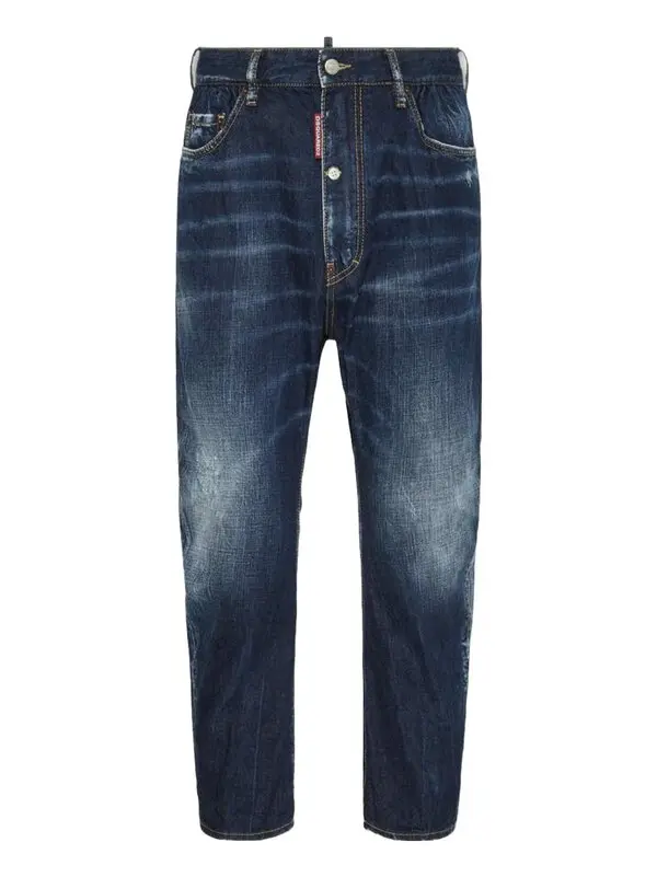 Dsquared2 Be Cool Be Nice Wash Dan's Big Brother Jeans - Blue