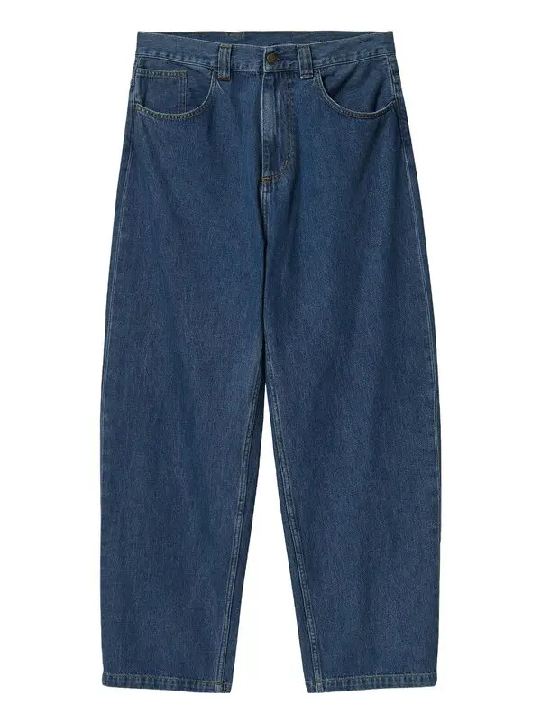 Carhartt Work In Progress Brandon Logo Patch Jeans - Blue