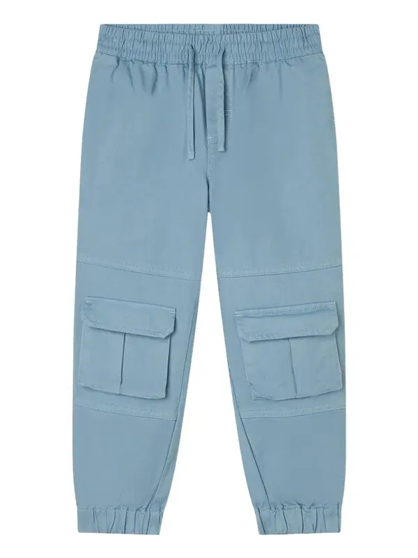 Stella McCartney Elastic Waist Cargo Pants - Blue