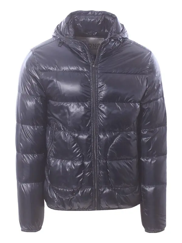 Herno Hooded Padded Jacket - Black
