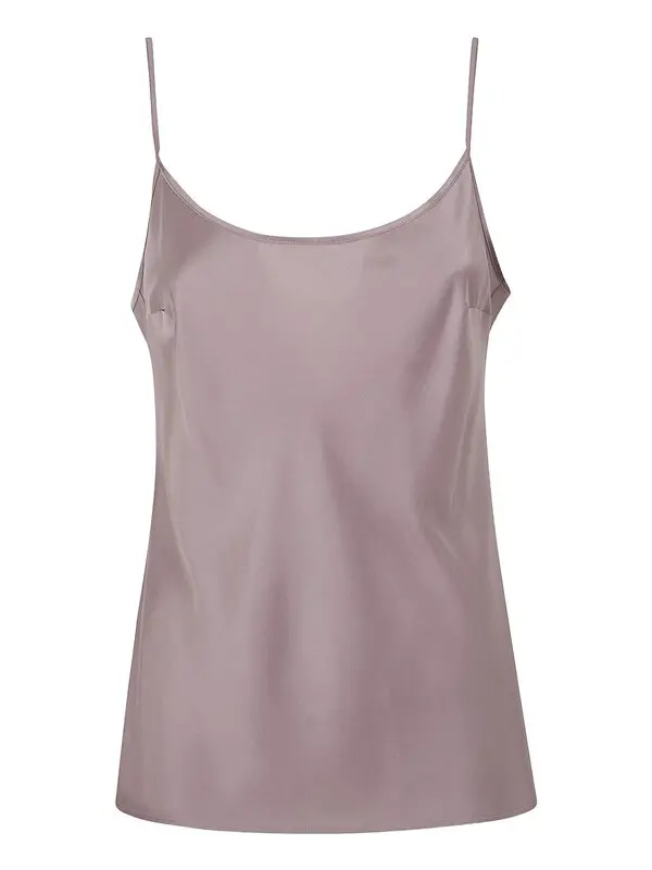 D.exterior Satin Camisole Top - Gray