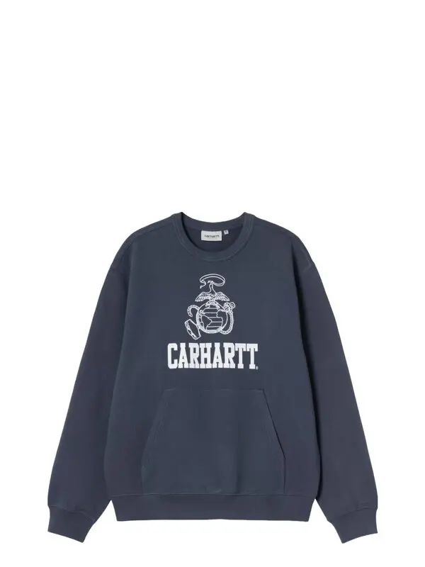Carhartt Work In Progress Graphic Logo Sweatshirt - Blue