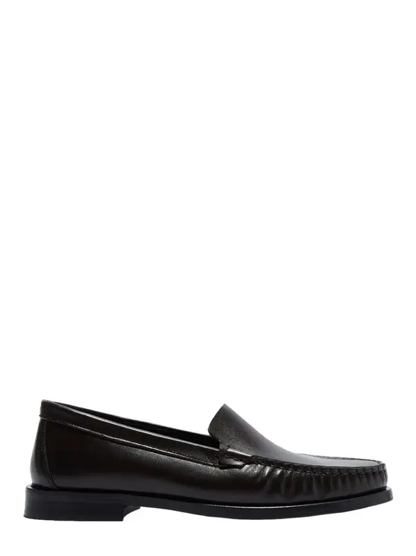 AeydĒ Arthur Stitched Loafers - Black
