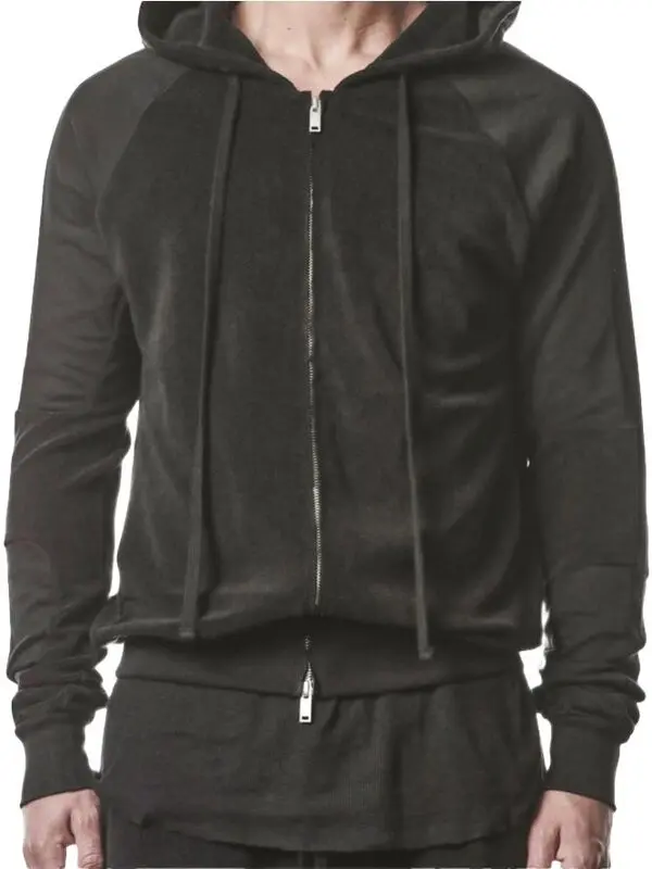 THOM KROM Zip Hoodie - Black