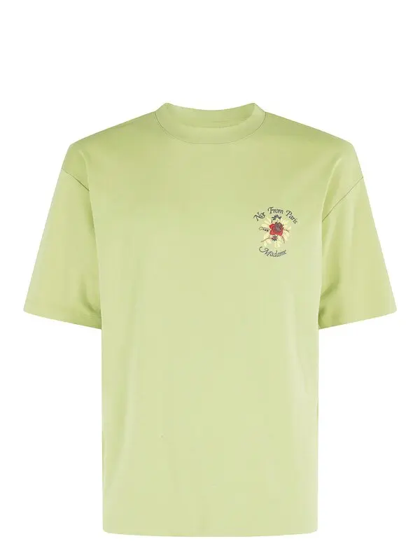 Drole De Monsieur Short-sleeved T-shirt - Light Olive