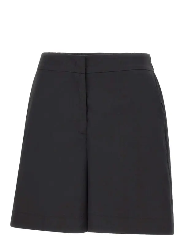 KAOS Tailored Shorts With Elastic Waist - Black