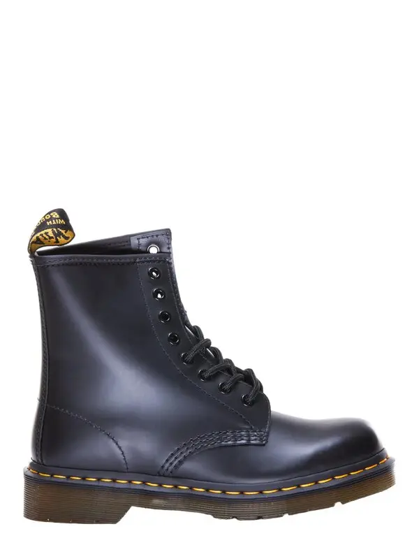 Dr. Martens Lace-up Leather Combat Boots - Black