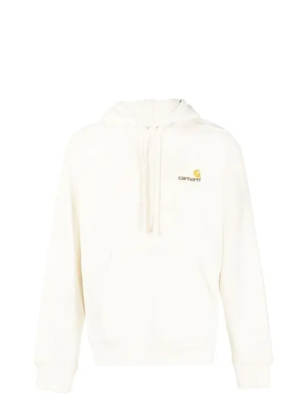 Carhartt Work In Progress American Script Hoodie - White