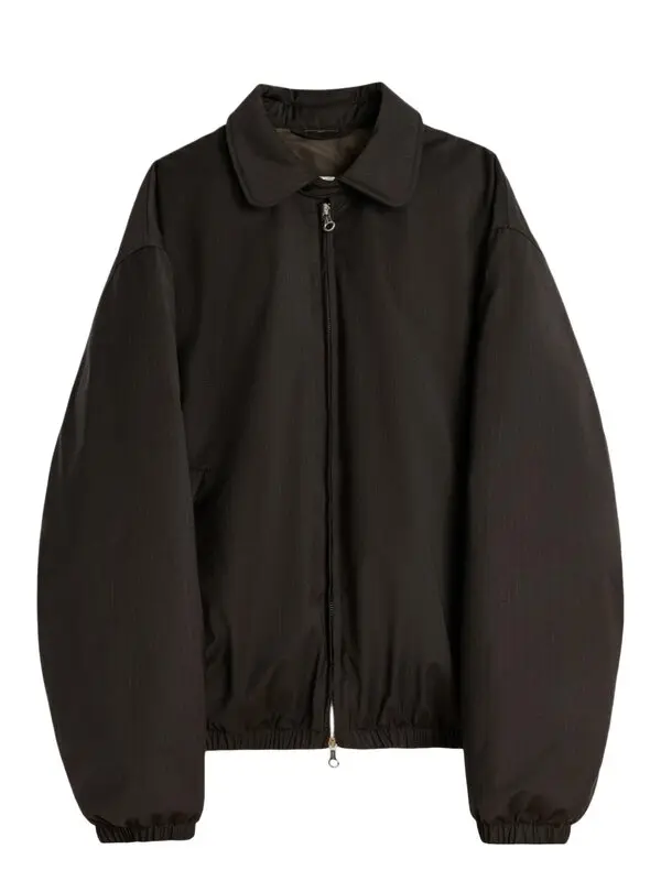 Our Legacy Churchill Pinstriped Puffer Jacket - Black