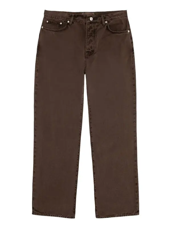 StÜssy Straight-leg Jeans - Brown