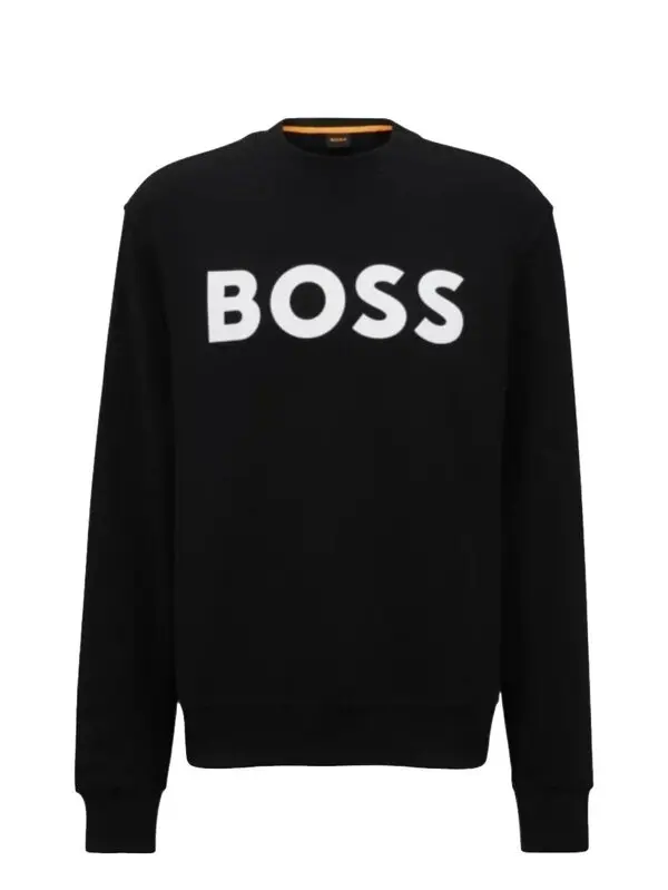 Hugo Boss Boss Logo Crewneck Sweatshirt - Black