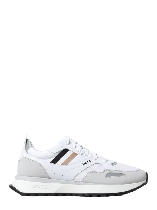 Hugo Boss Running-style Lace-up Sneakers - White