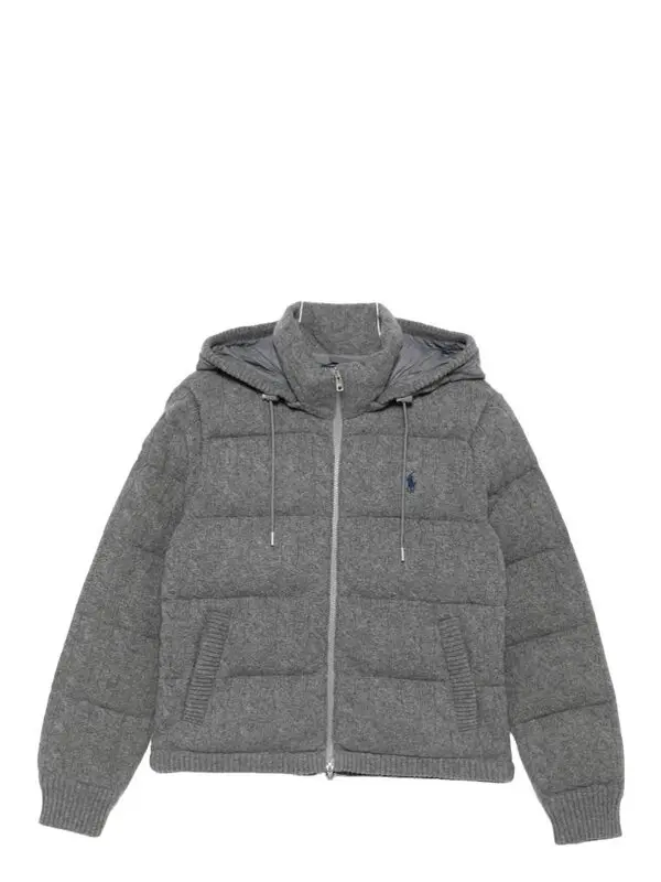 Polo Ralph Lauren Quilted Hooded Jacket - Grey