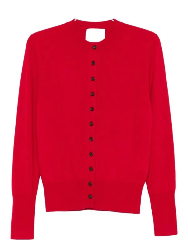 LISA YANG Button-front Cardigan - Red