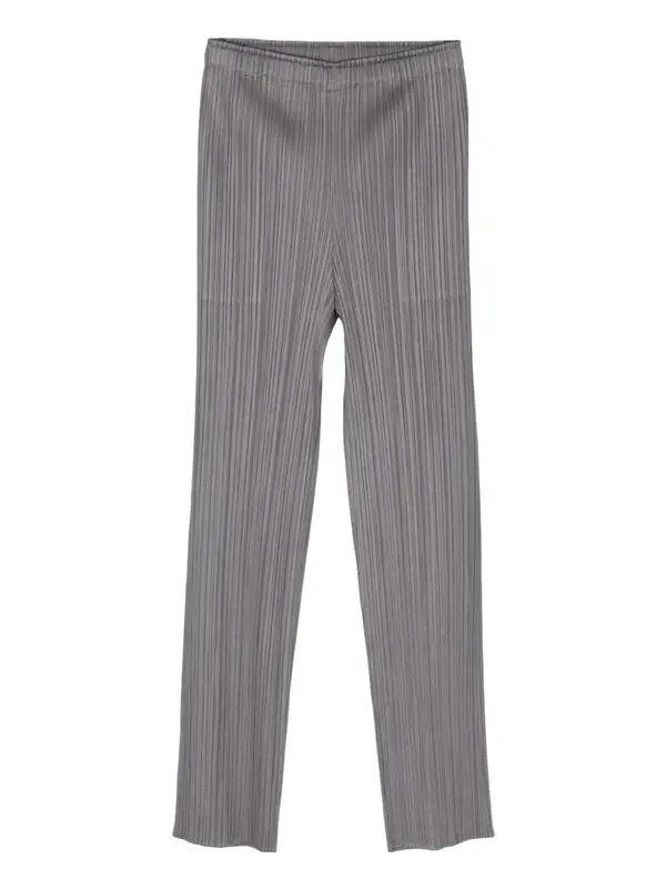 Issey Miyake Pleated Trousers - Gray