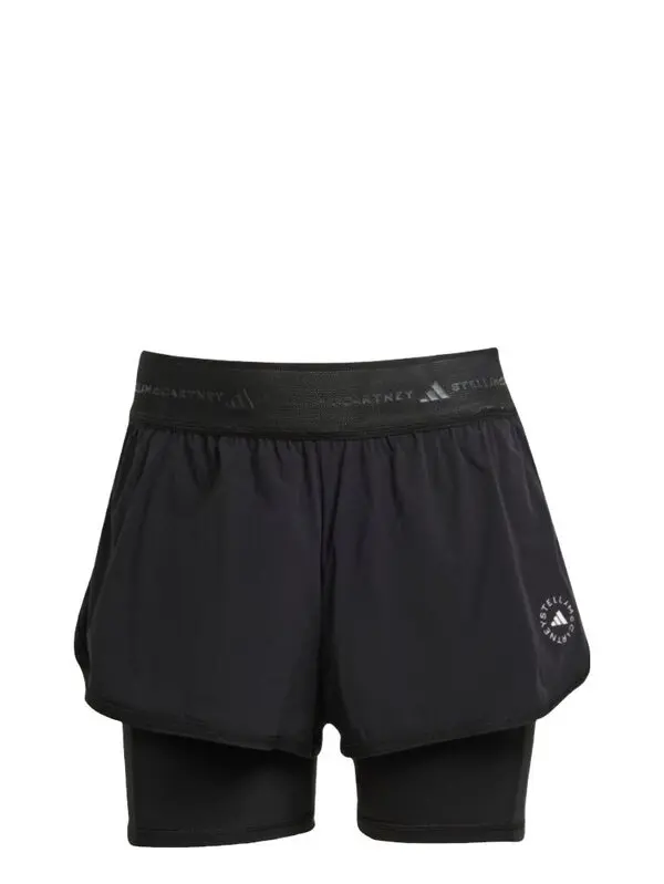 Adidas By Stella McCartney Truepurpose 2-in-1 Training Shorts - Black