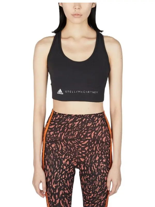 Adidas By Stella McCartney Truestrength Medium-support Bra - Black
